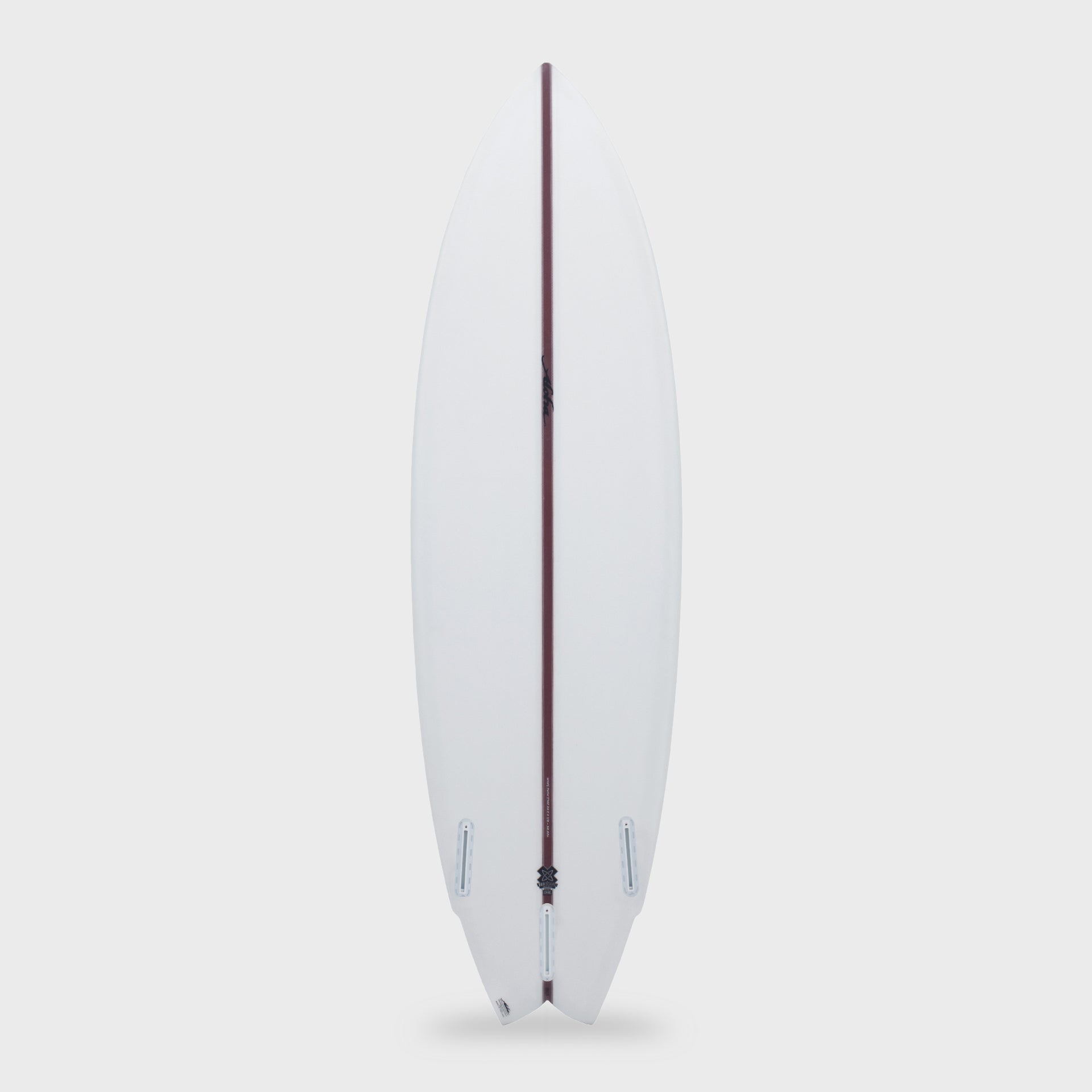 Aloha Wing Man 3F Future Shadow Force Surfboard Clear/Blood Stringer ...