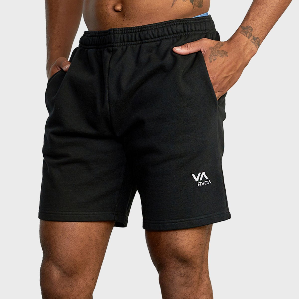 RVCA Mens VA Essential Sweat Shorts - Black – ManGo Surfing